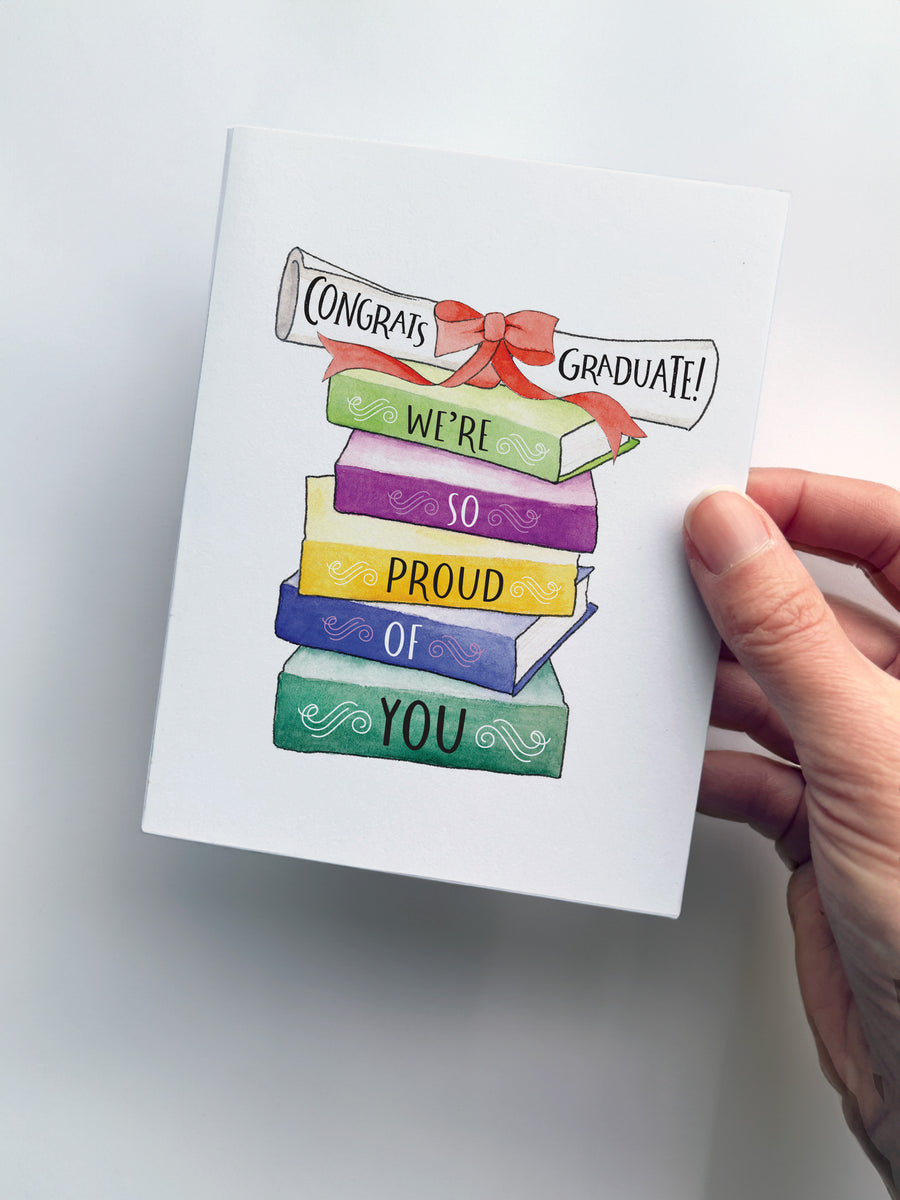 Greeting Card - Congrats Graduate! We're so proud of you. – Found and ...